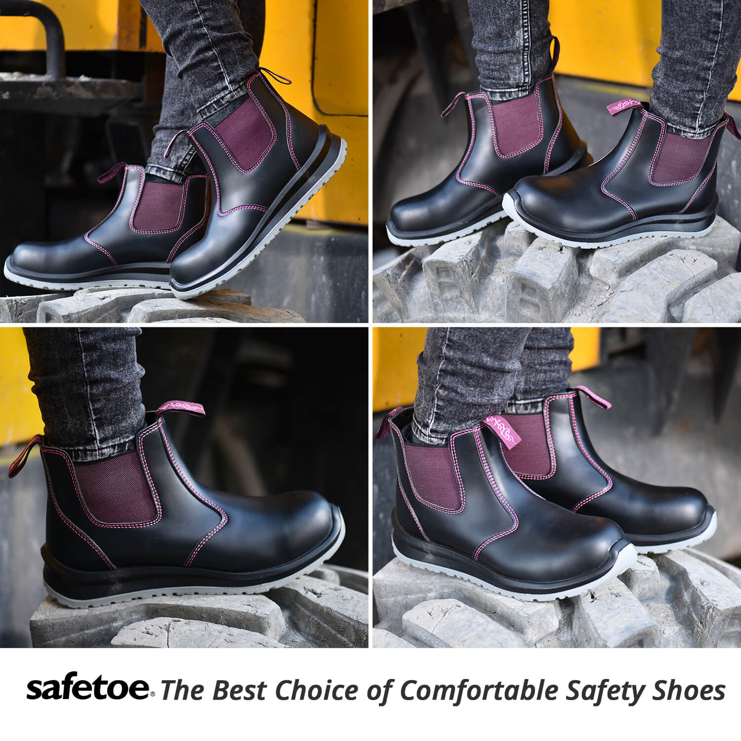 Safetoe Lightweight & Comfortable Safety Work Boots for Women | Safetoe ...
