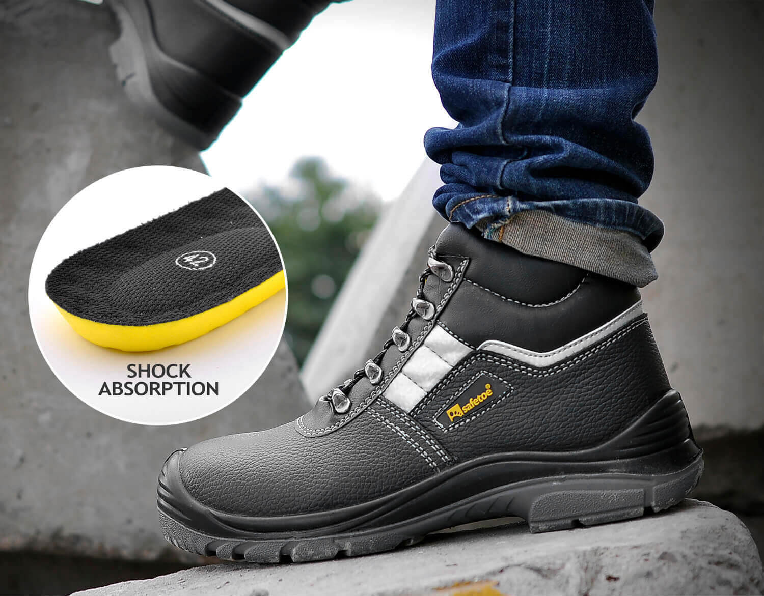 Safetoe Waterproof Leather Safety Work Boots for Men & Women | Safetoe ...