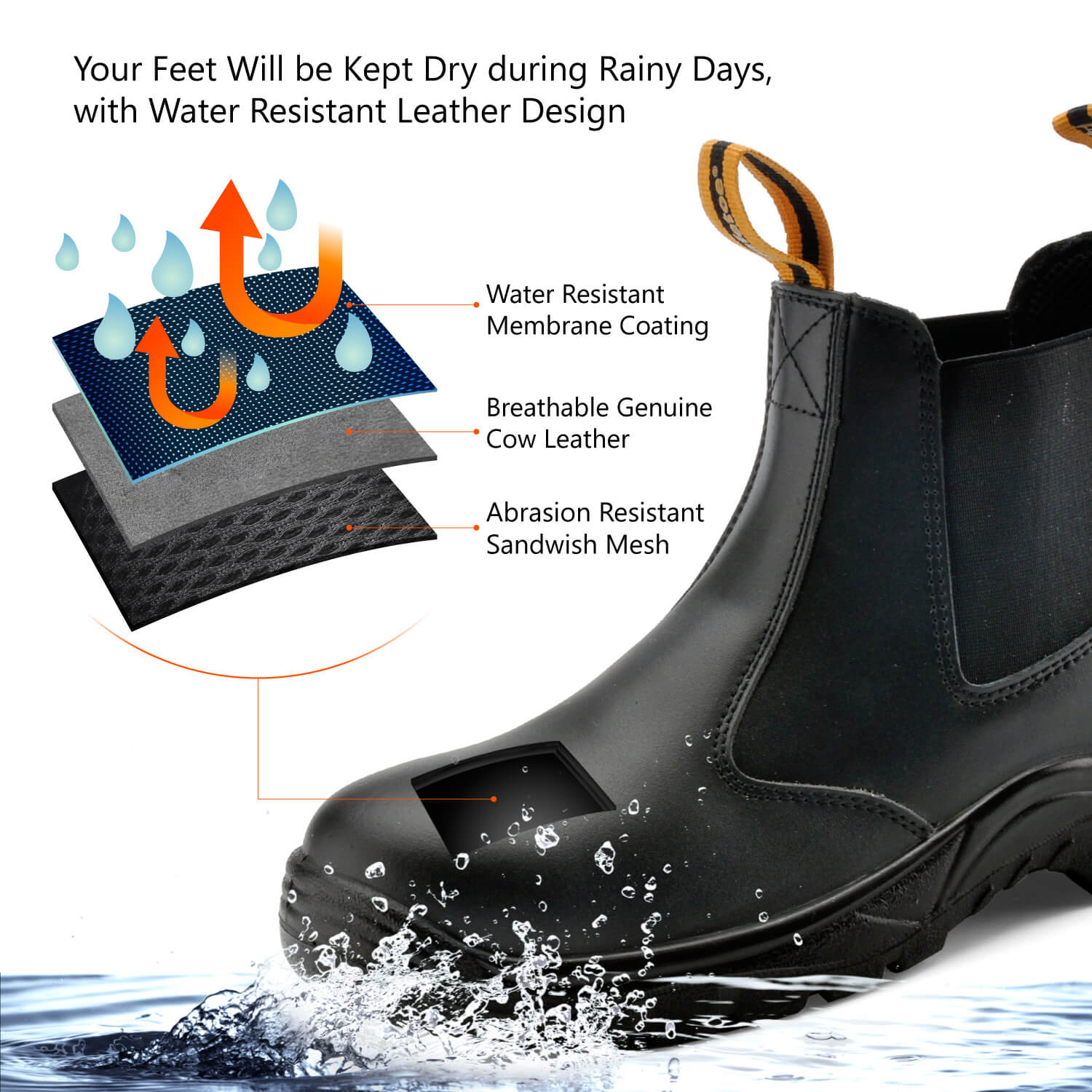 Antler BK Waterproof Steel Toe Work Boots | Safetoe Official Shop