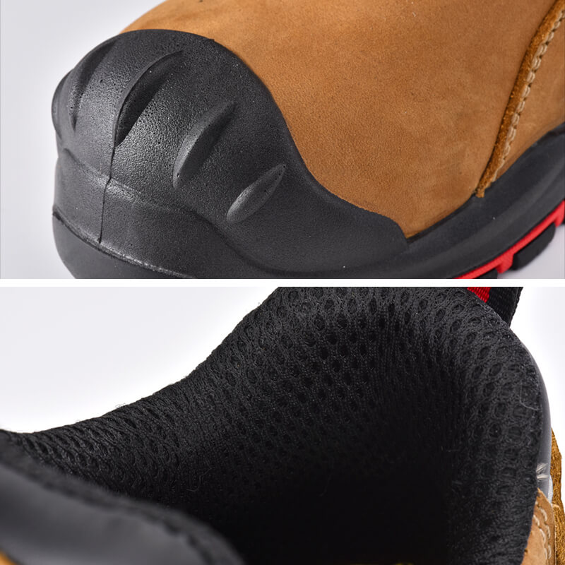 Safetoe Genuine Leather Safety Work Shoes With Overcaps | Safetoe ...